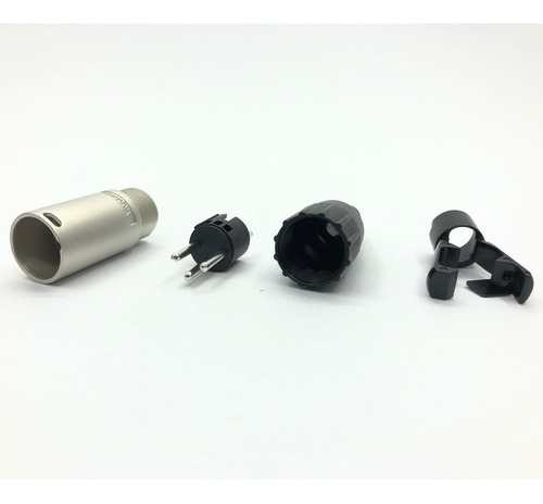 Ficha Conector Canon Xlr 3 Pines Macho Metalico Ac3m