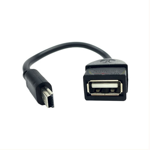 Cable Adaptador Mini Usb A Hembra Usb A De 20 Cm