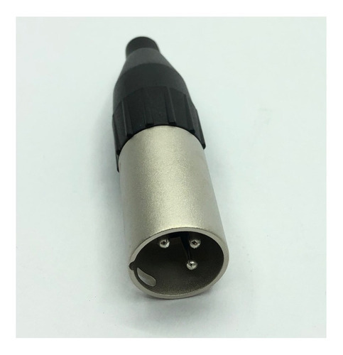 Ficha Conector Canon Xlr 3 Pines Macho Metalico Ac3m