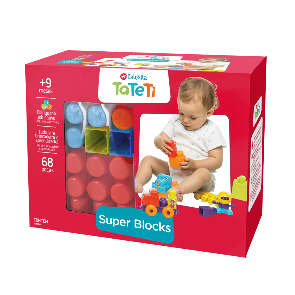 Super Blocos com 68 peças