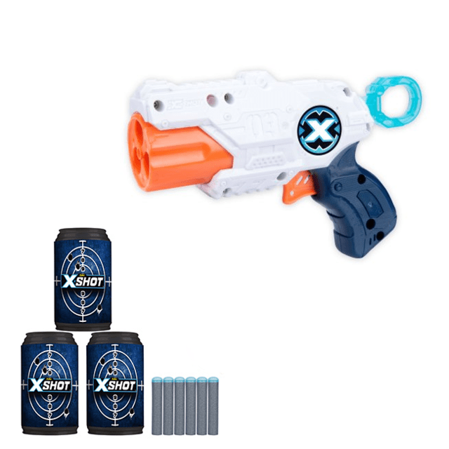 X-Shot MK3 com latas