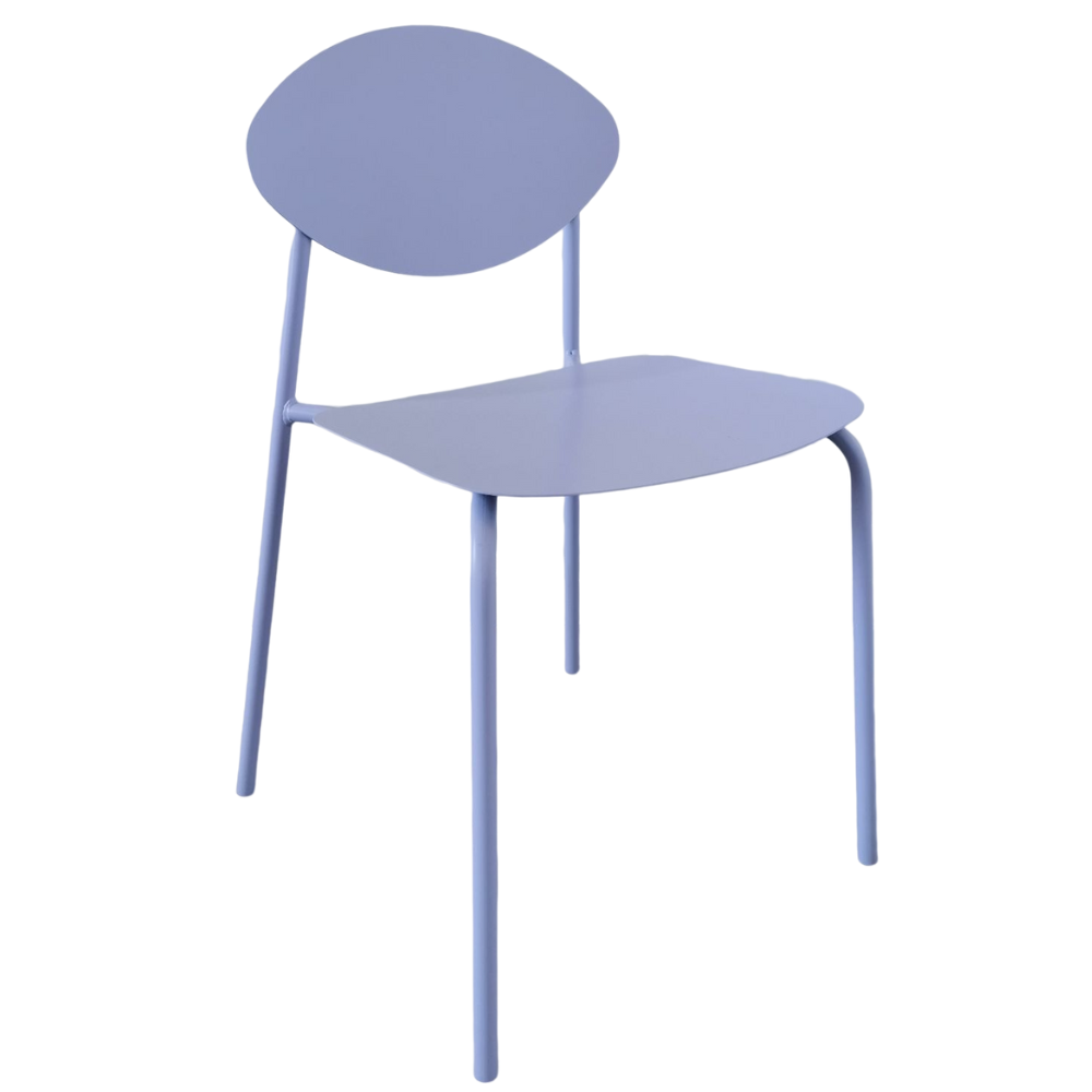 Silla Oval Metal - Bohemi Deco - Muebles de Diseño