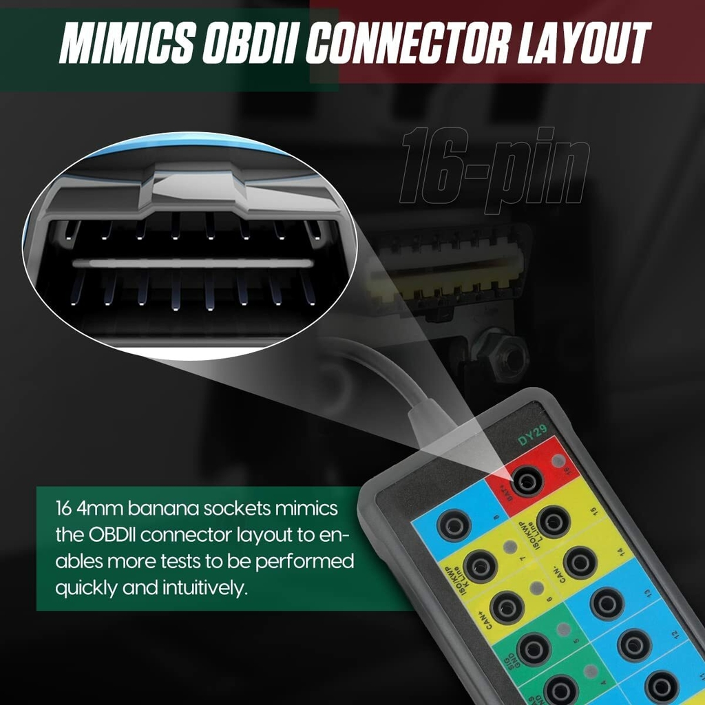 Caja de Pruebas CAN BUS Test Box OBD2 Duoyi - AYR Tools