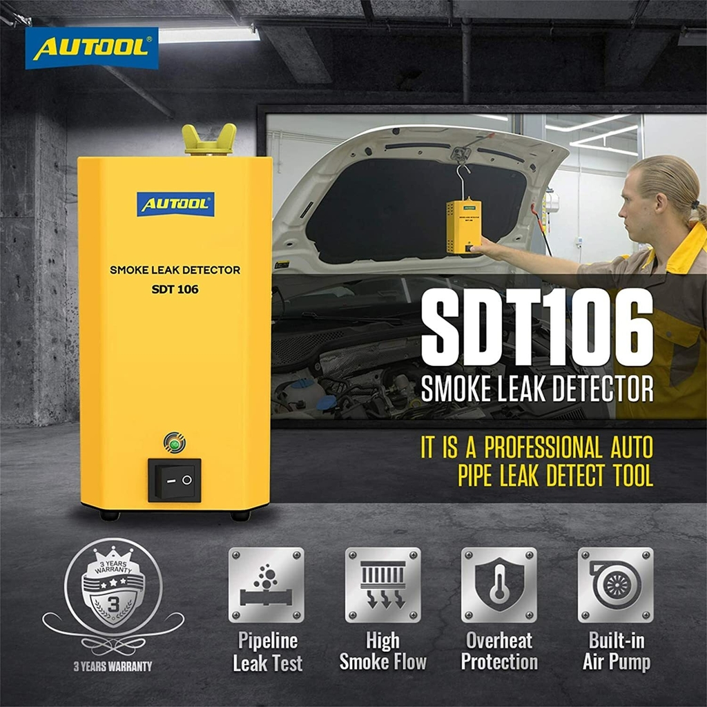 Maquina De Humo Deteccion Fugas Automotriz SDT 106 Autool