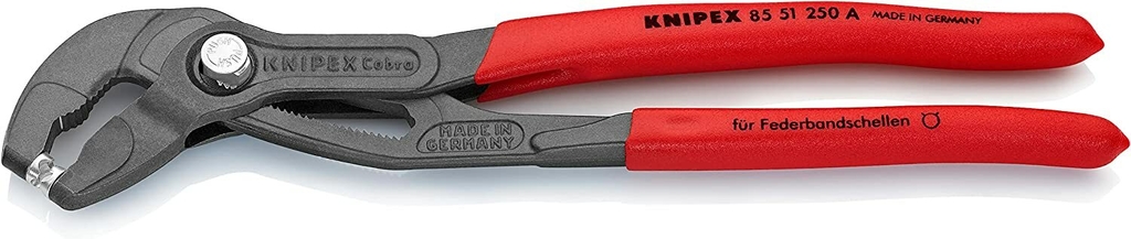 PINZA PARA ABRAZADERAS TIPO CLICK 250MM KNIPEX