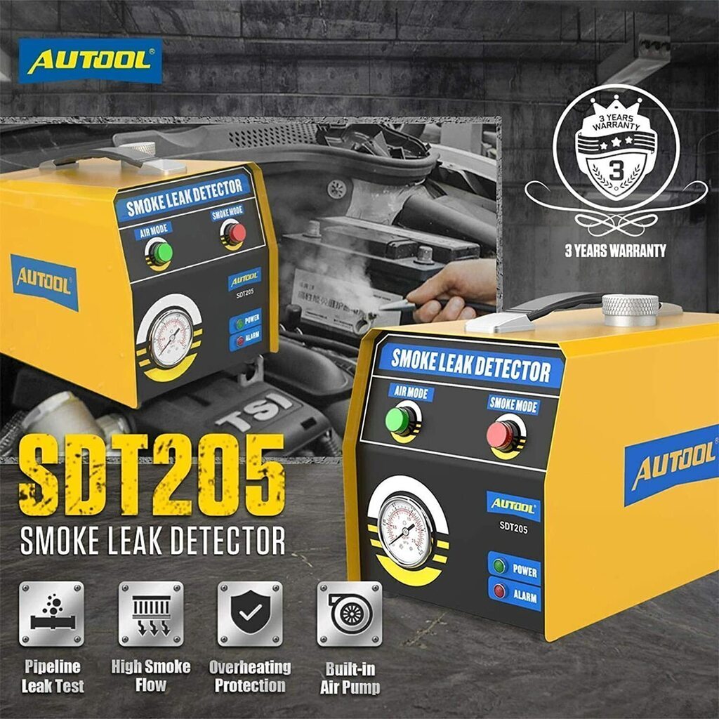 Maquina De Humo Deteccion Fugas Automotriz SDT 205 Autool