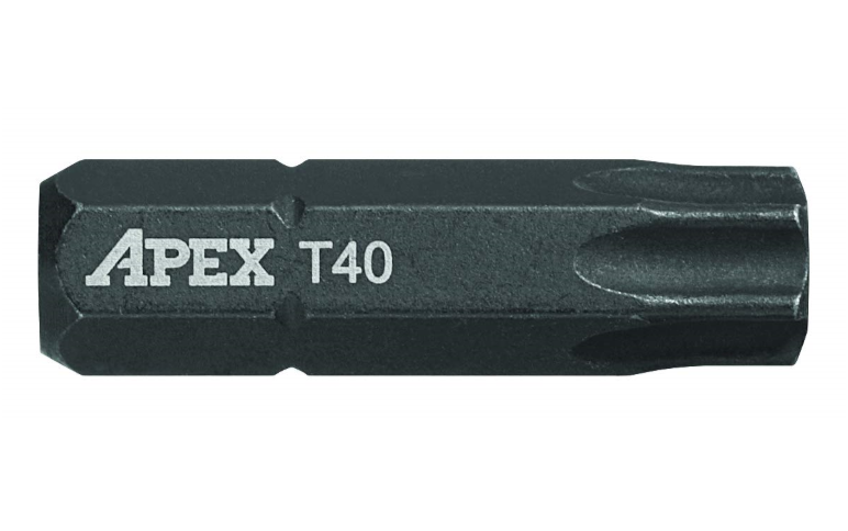 Punta Torx T40 25mm Largo Encastre 1/4 Apex - AYR Tools