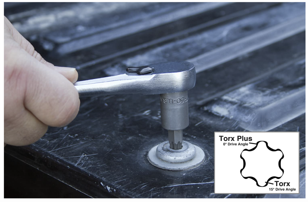 Set 9 Puntas Torx Plus Tp15 A Tp50 En Tubo Enc 1/4-3/8 Lisle