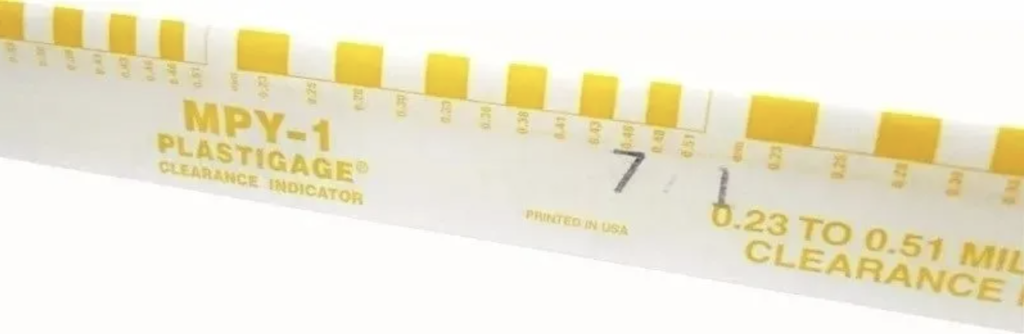 Plastigage 2 Pzas 0.025 - 0.152mm Verde - Rojo Clevite