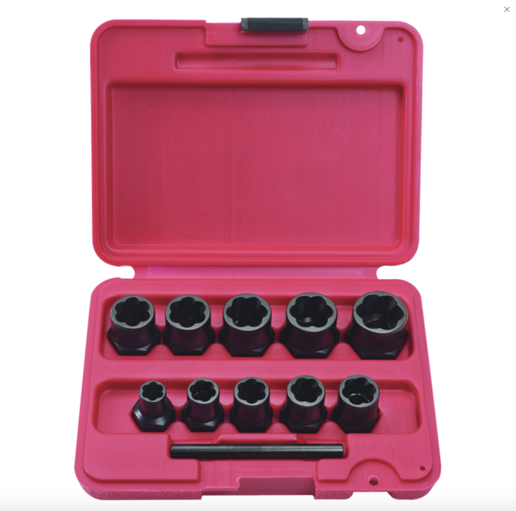 SET 10 EXTRACTORES DE TUERCAS Y PERNOS ROTOS PROTO