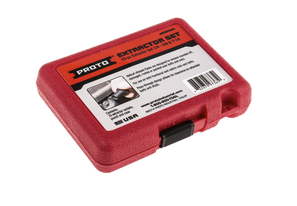 SET 10 EXTRACTORES DE TUERCAS Y PERNOS ROTOS PROTO