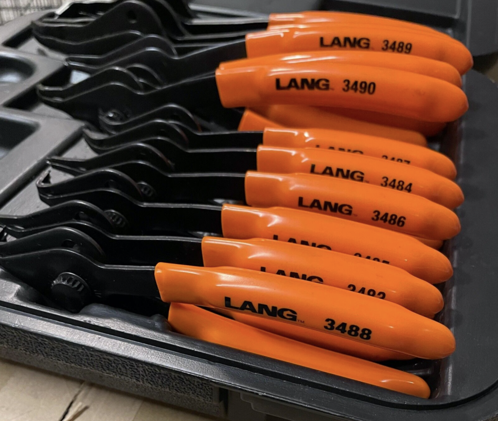 Juego 12 Pinzas Seeger Convertibles Interna / Externa Lang / Kastar