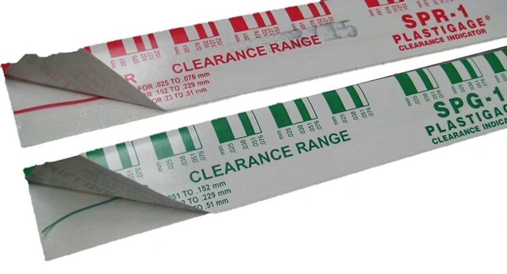 Plastigage 2 Pzas 0.025 - 0.152mm Verde - Rojo Clevite