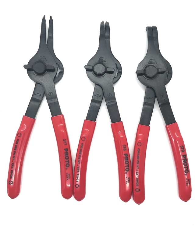 Set 3 Pinzas Seeger 240mm Convertibles Interna/externa Proto