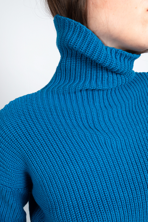 ERICA. Polerón perlado con cuello integrado - DEJAVU