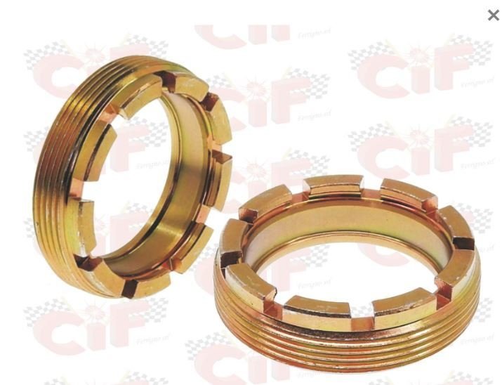 TUERCA BLOQUEO RODAMIENTO POSTERIOR ø 48,75x1,5 SX VESPA CIF ITALY