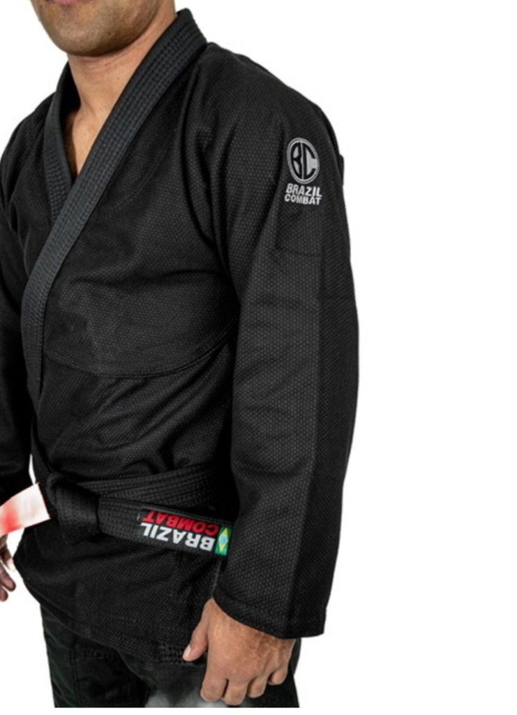 KIMONO BRAZIL COMBAT CLASSIC PRETO - DaudtSport