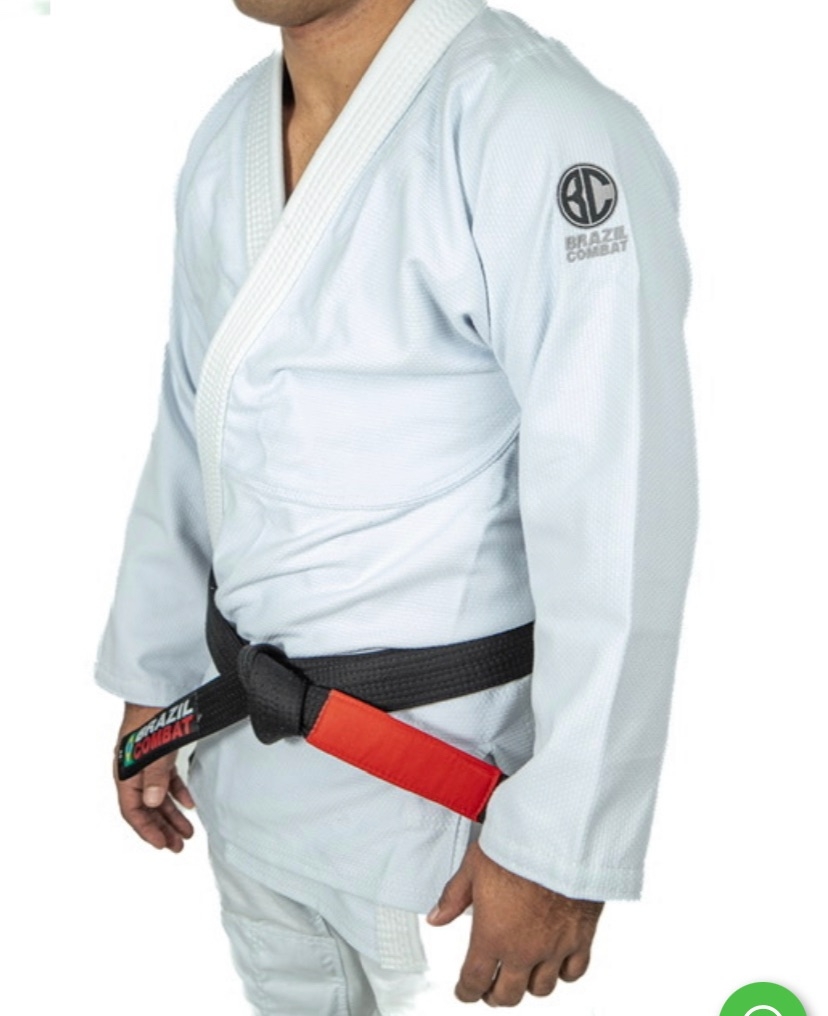 KIMONO BRAZIL COMBAT CLASSIC BRANCO - DaudtSport