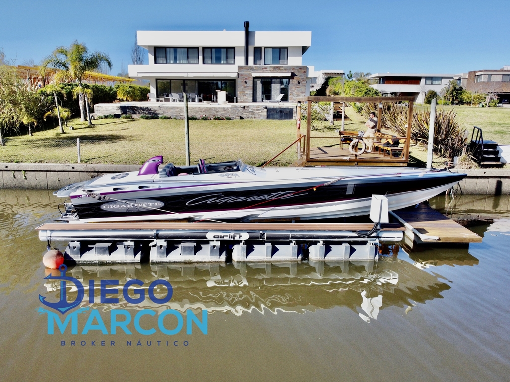 Cigarette Gladiator 36 Mercury Racing 600 SCi 600 HP pata racing BO