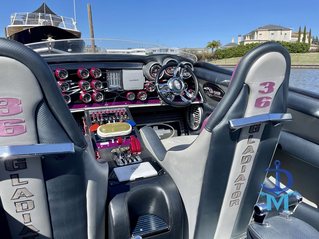 Cigarette Gladiator 36 Mercury Racing 600 SCi 600 HP pata racing BO