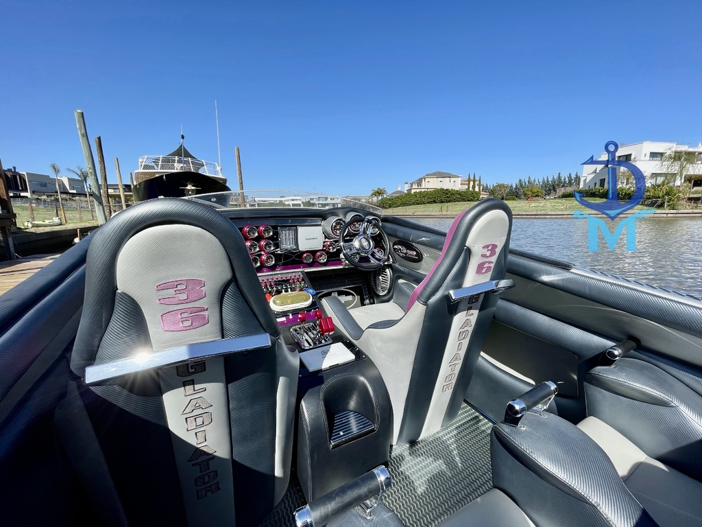 Cigarette Gladiator 36 Mercury Racing 600 SCi 600 HP pata racing BO