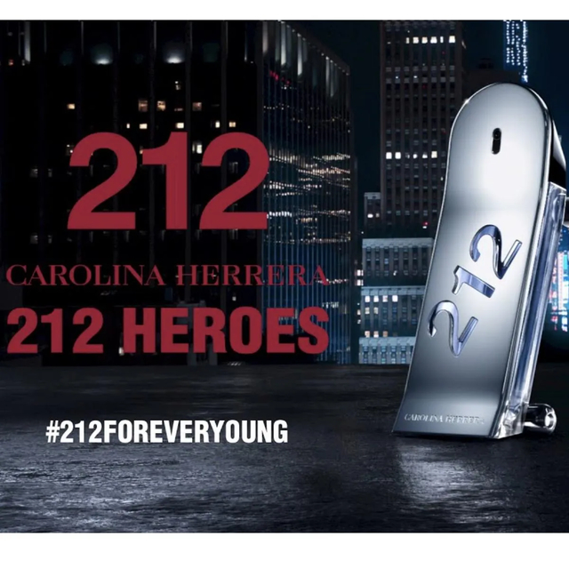 212 Men Heroes Forever Young Carolina Herrera Masculino Eau de Toilette