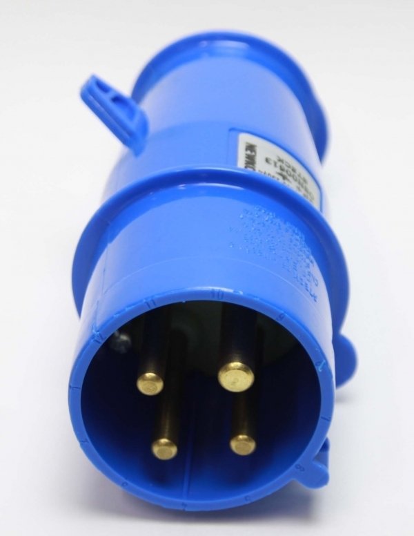 Plugue 3P+T 16A 200/250V 9H Azul - N-4079 - STECK
