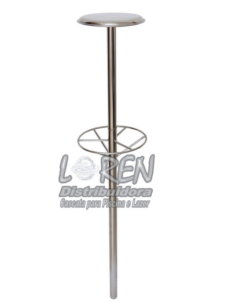 Banco para bar molhado em Aço Inox