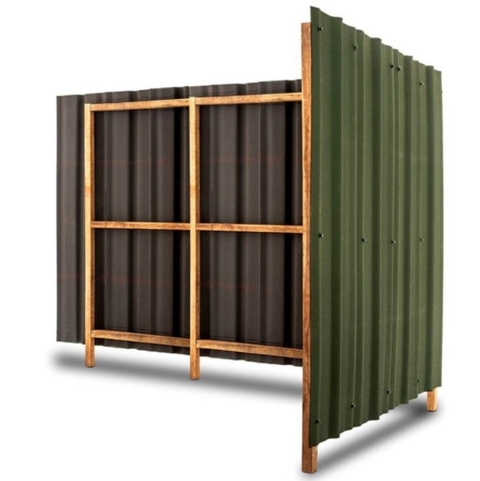 Tapume ecológico 2 x 0,97 verde - O Ponto das Telhas