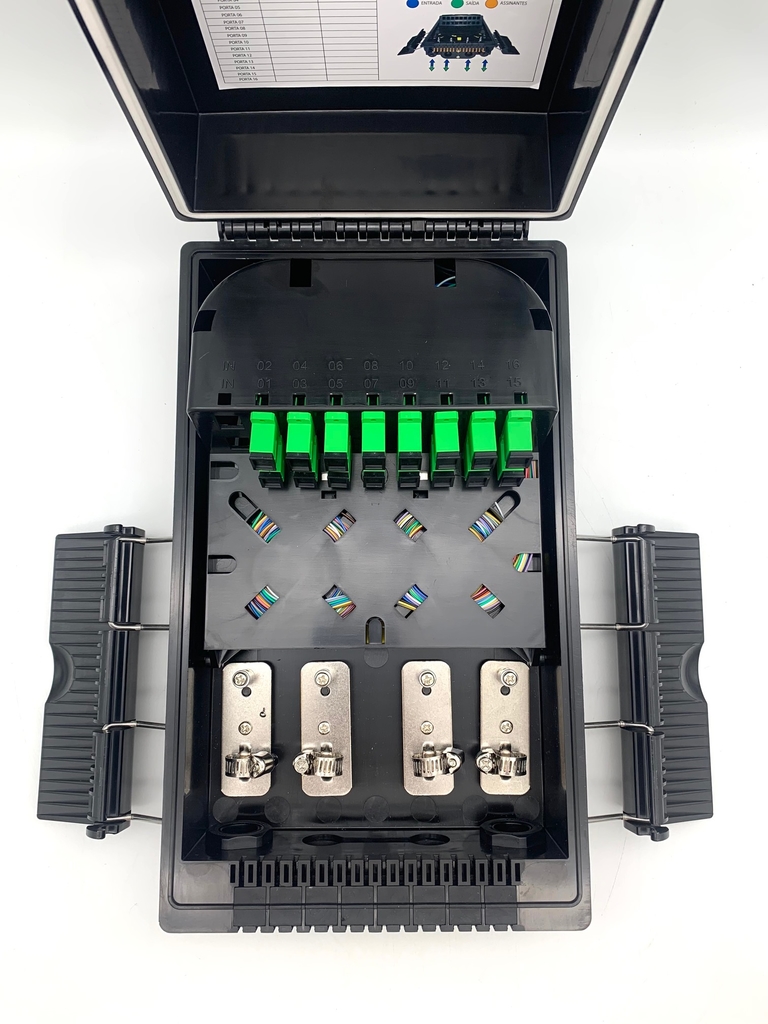 CTO-16C COMPLETA 1X16 APC 2FLEX - Isamig Telecom