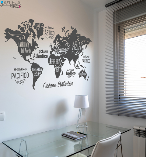 Mapa Mundo Design - Comprar en Rayuela Deco