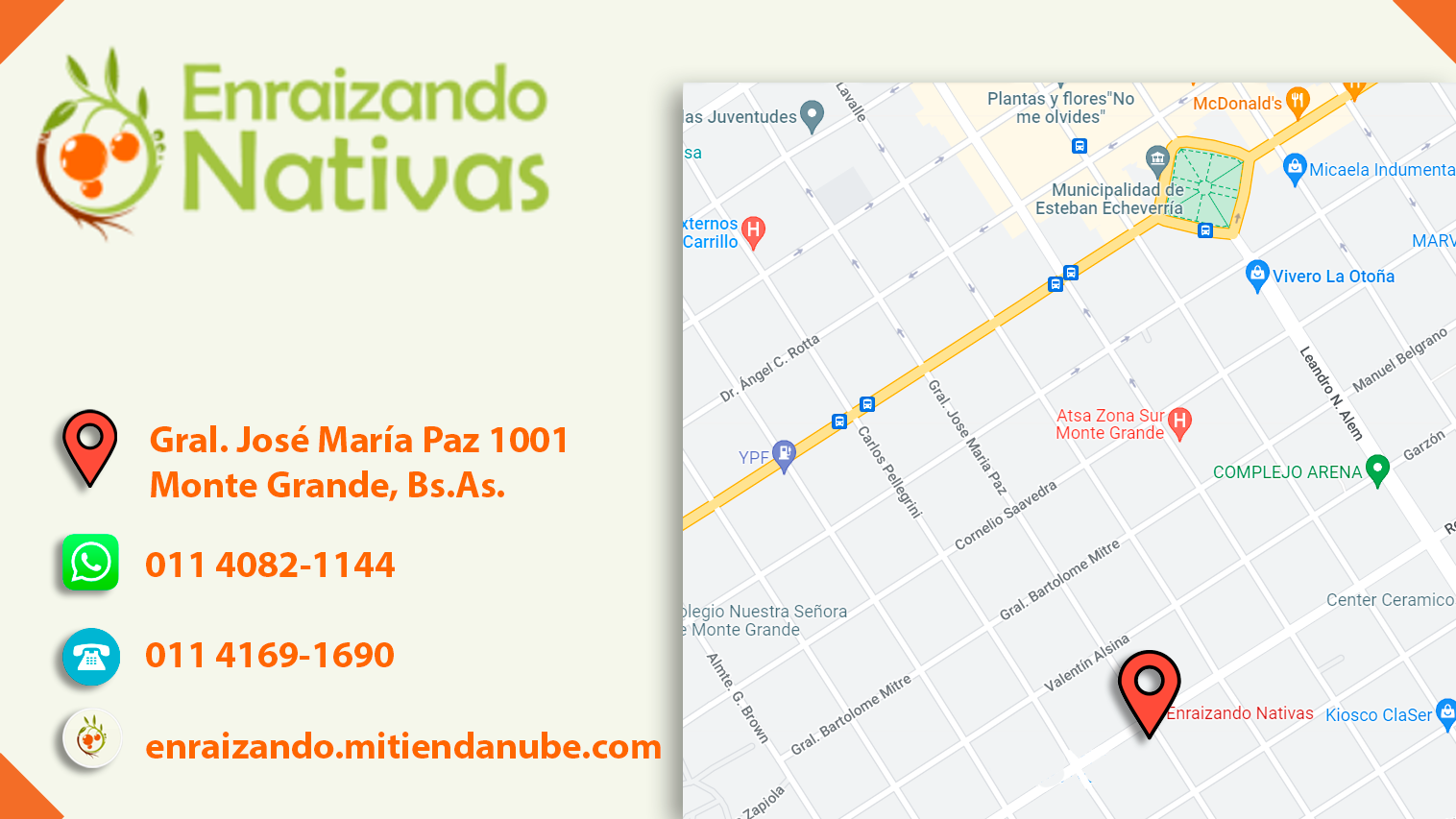 Monte Grande; Vivero Monte Grande; Plantas Nativas