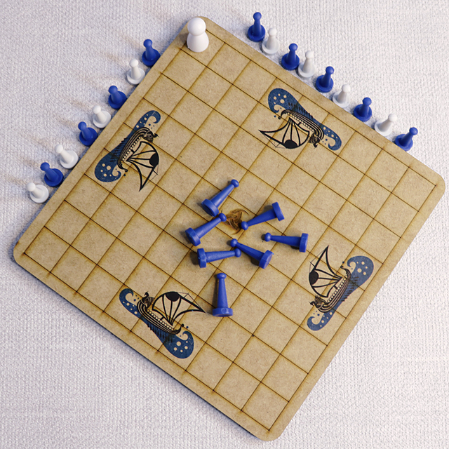 Jogo de Tabuleiro em MDF Tablut