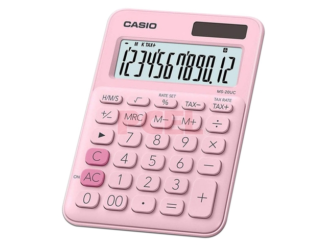 CALCULADORA CASIO MS-20UC ROSA