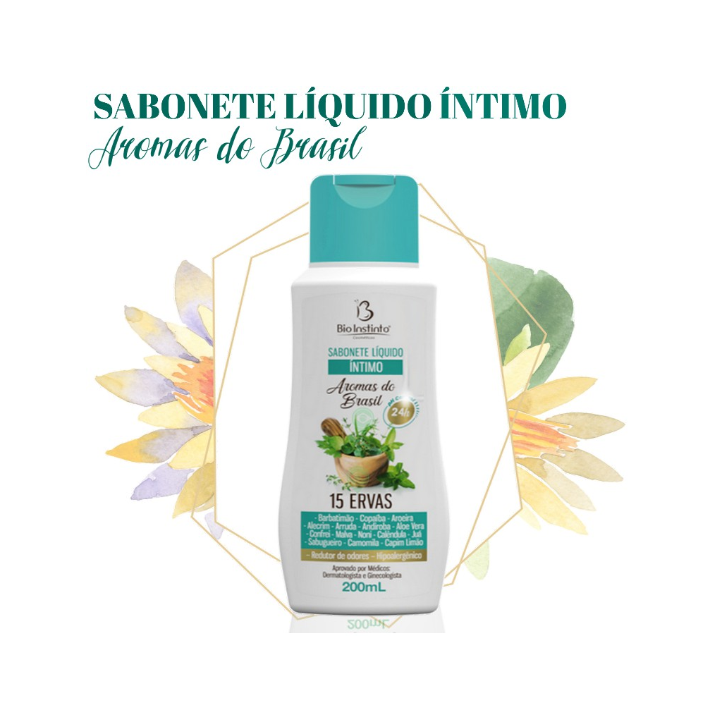 Sabonete Íntimo 15 Ervas Aromas do Brasil
