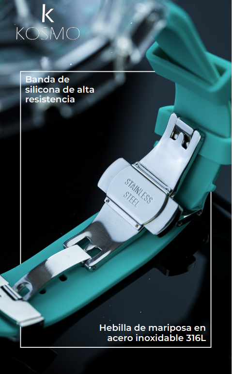 RELOJ KOSMO K4010 DOBLE HORA EDICIÓN LIMITADA