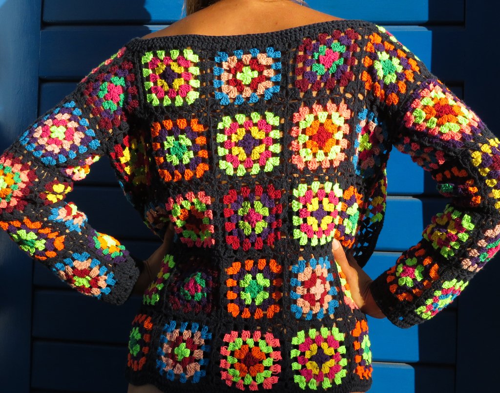 Cardigan Gio Crochê