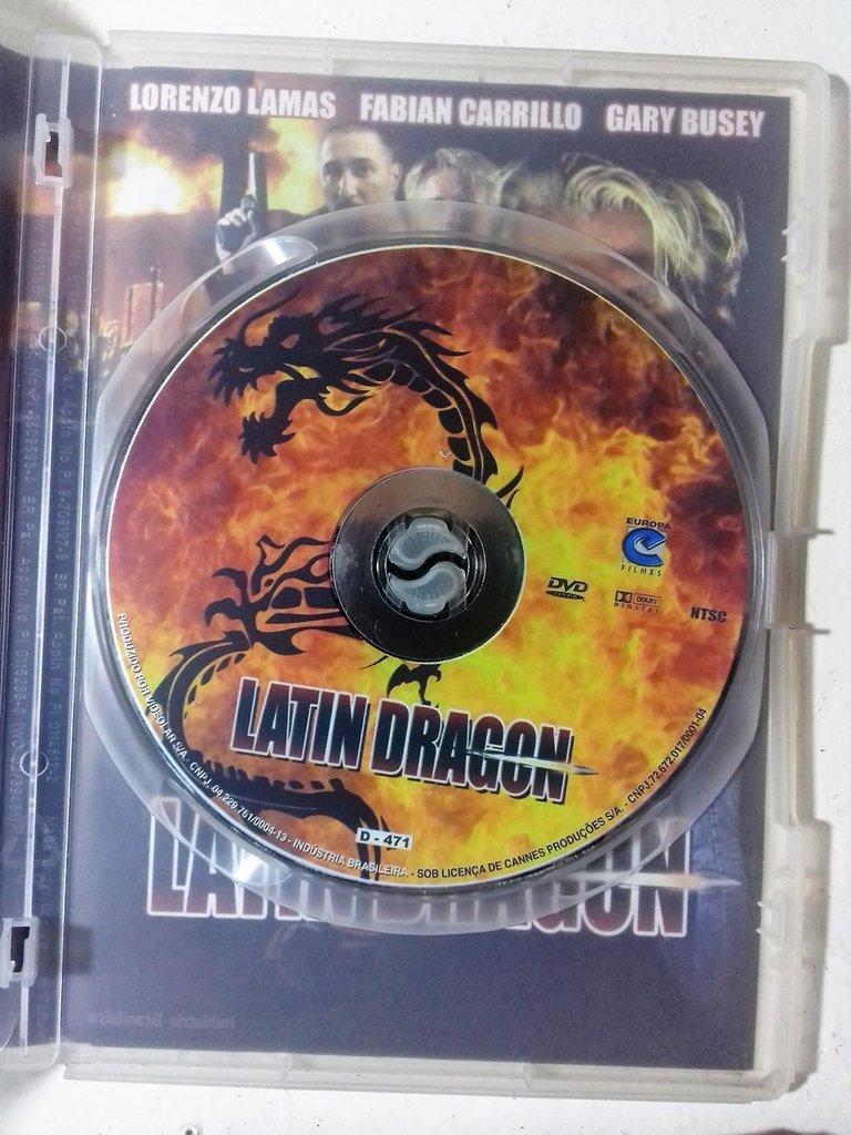 Dvd Latin Dragon Original Fabian Carrillo Lorenzo Lamas Gary Busey