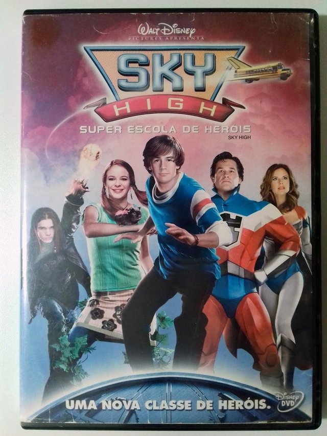 DVD Sky High Super Escola de Heróis Original Walt Disney