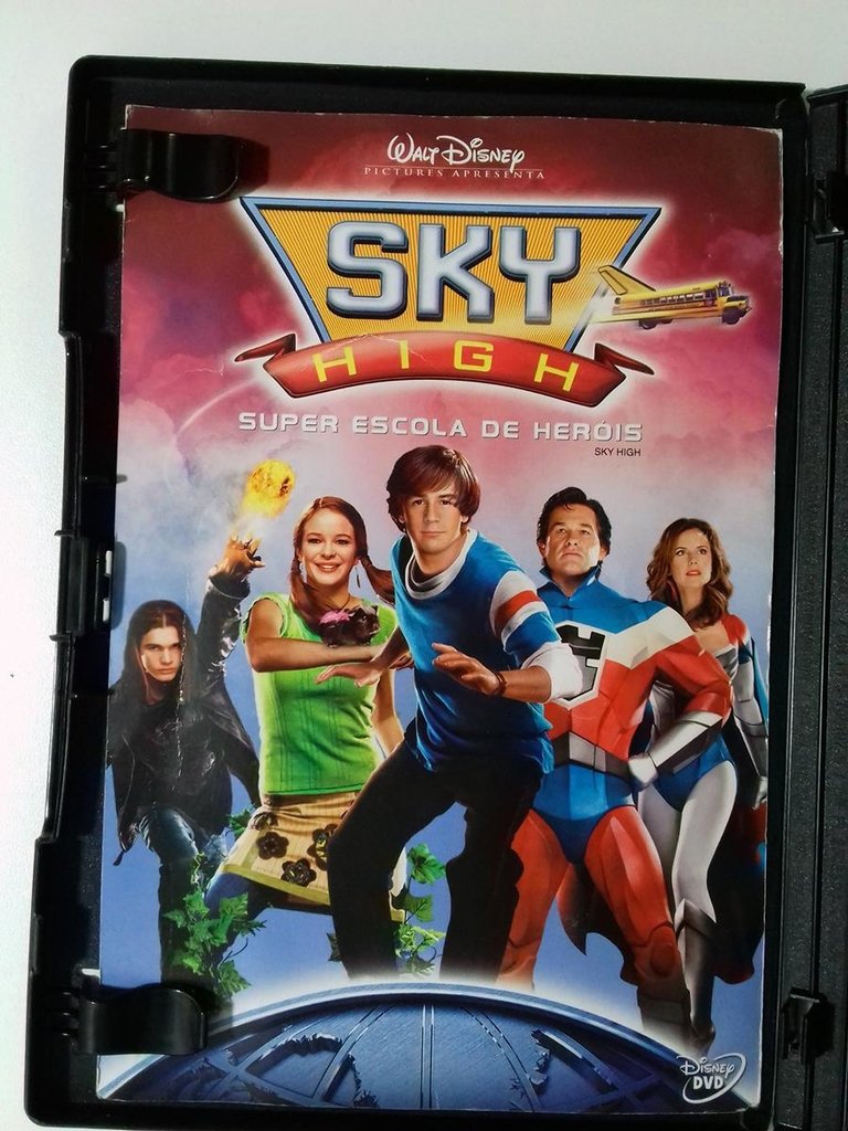 DVD Sky High Super Escola de Heróis Original Walt Disney