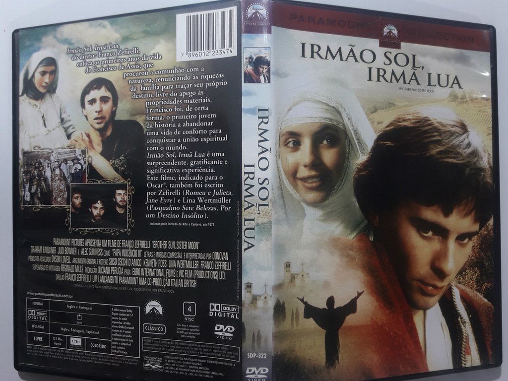 DVD Irmão Sol Irmã Lua 1972 Original Brother Sun Sister Moon Graham ...