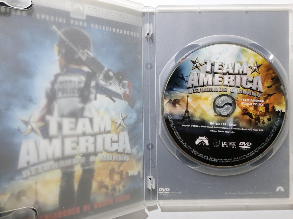 DVD Team America Detonando O Mundo Original Edição Especial Colecionador