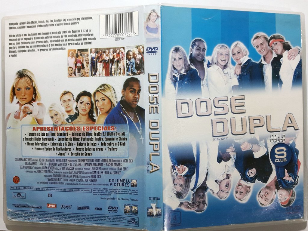 Dvd Dose Dupla S Club Seeing Double Tina Barrett Original