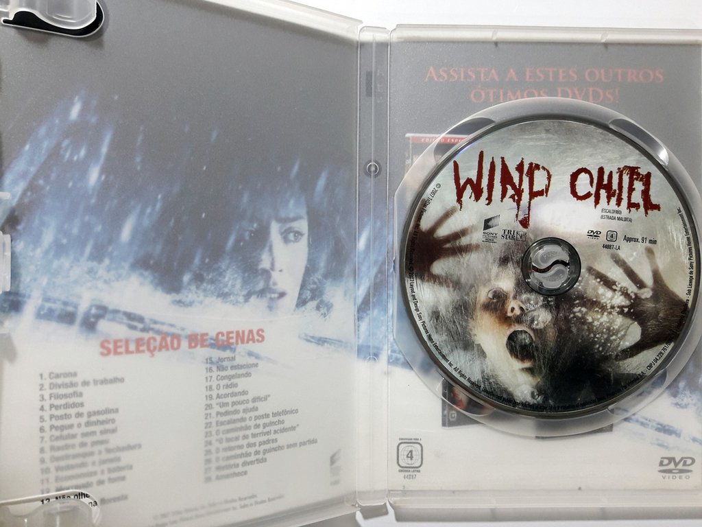 DVD Estrada Maldita Emily Blunt Ashton Holmes Wind Chill Original