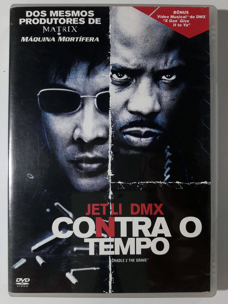 DVD Contra O Tempo Jet Li DMX Cradle 2 The Grave Original
