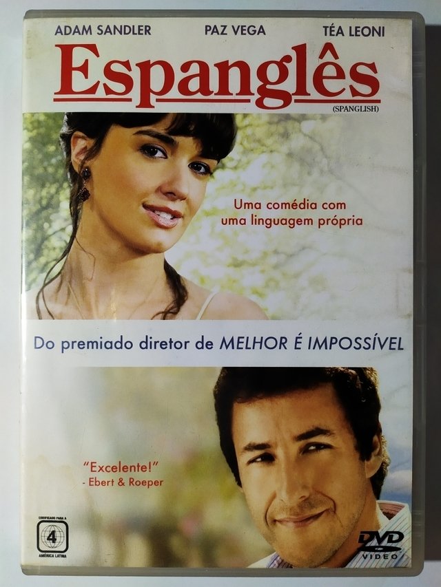 DVD Espanglês Adam Sandler Paz Vega Tea Leoni Spanglish Original James ...