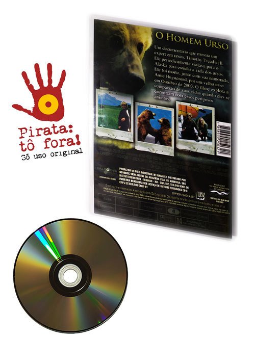DVD O Homem Urso Grizzly Man Werner Herzog Timothy Teadwell Original