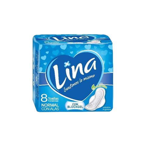 Lina normal con alas x 8 unidaes - La Pañalera en Casa