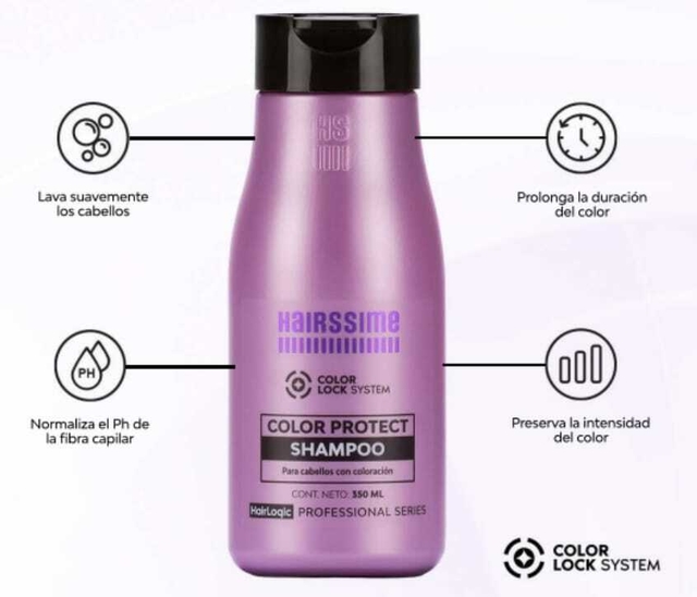 SHAMPOO COLOR PROTEC HAIRSSIME X 350 ML CABELLOS CON COLOR