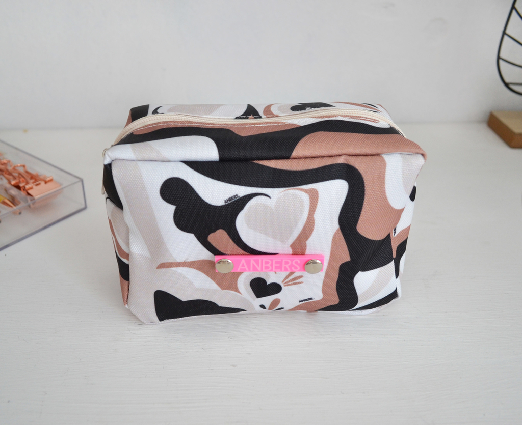 Neceser chico Heart camel - Comprar en Anbers